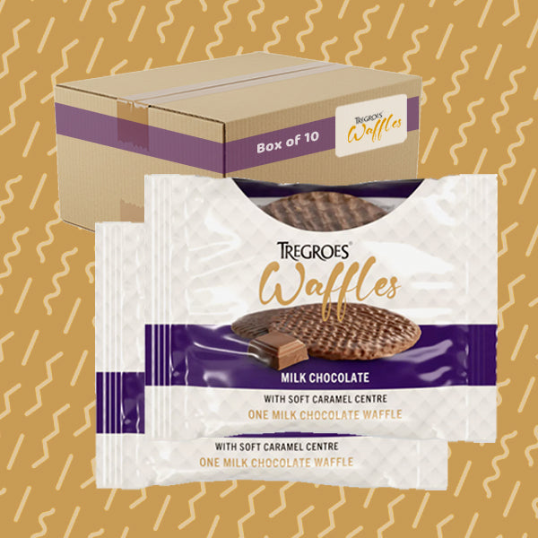 Tregroes Waffles - Milk Chocolate with Soft Caramel Centre – Eatsnacks ...