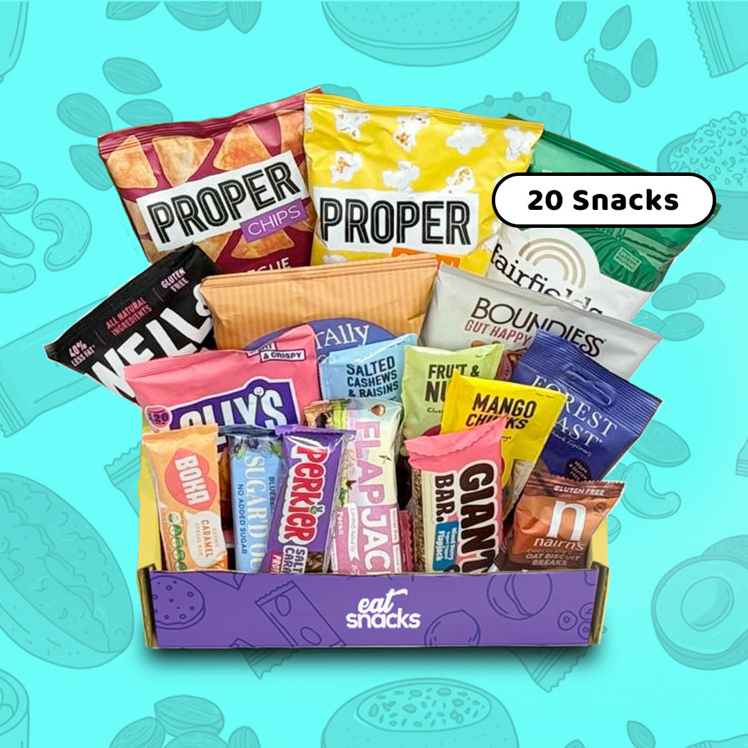 Office Snack Box - 20 Snacks – Eatsnacks Healthy Snacks and Snack Boxes ...